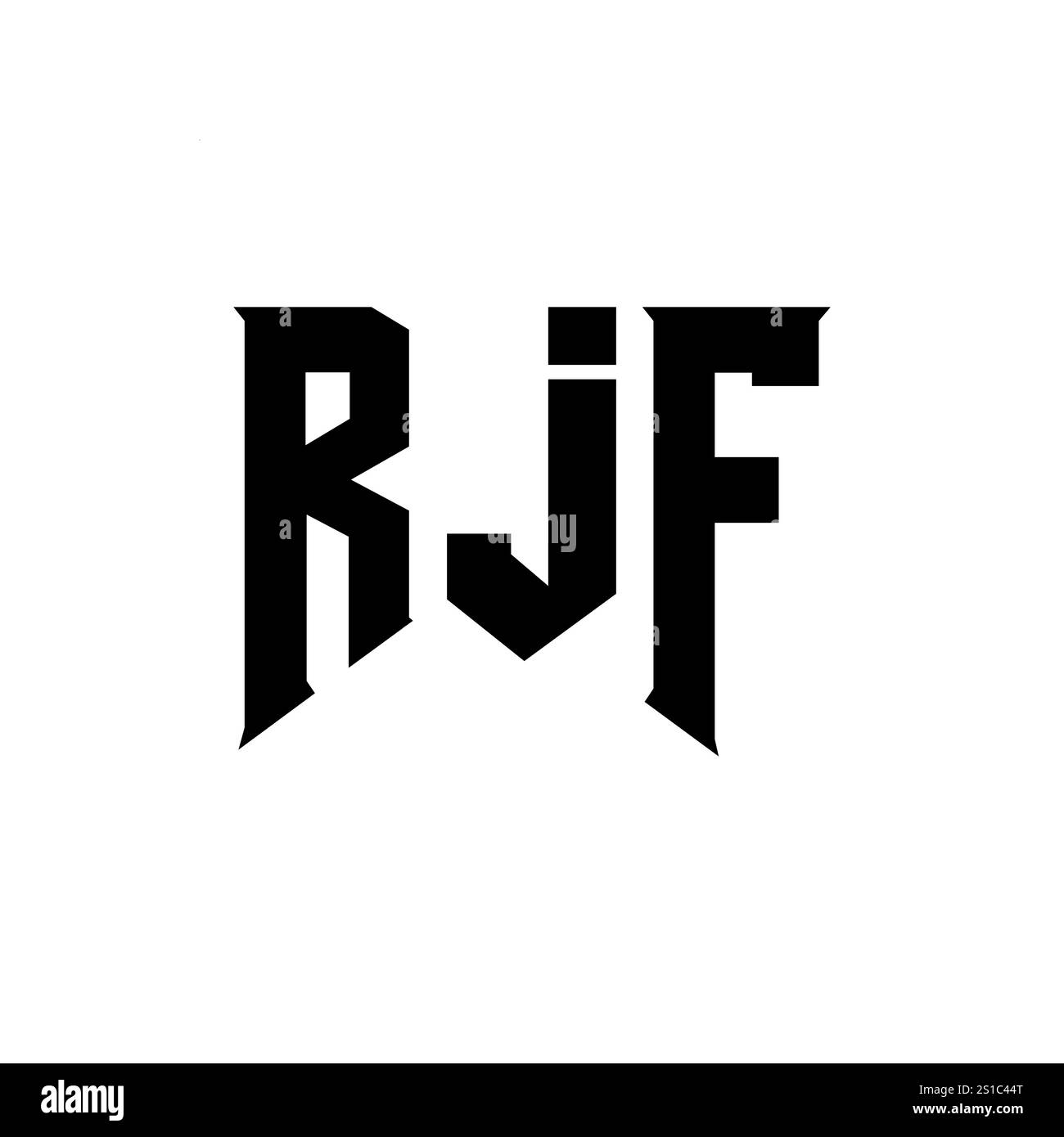 Logo rjf Banque d'images vectorielles - Alamy