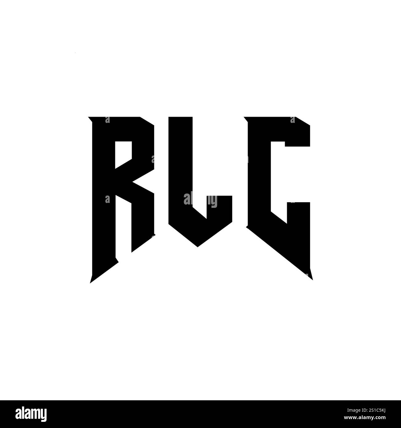 Logo marketing rlc Banque d'images noir et blanc - Alamy