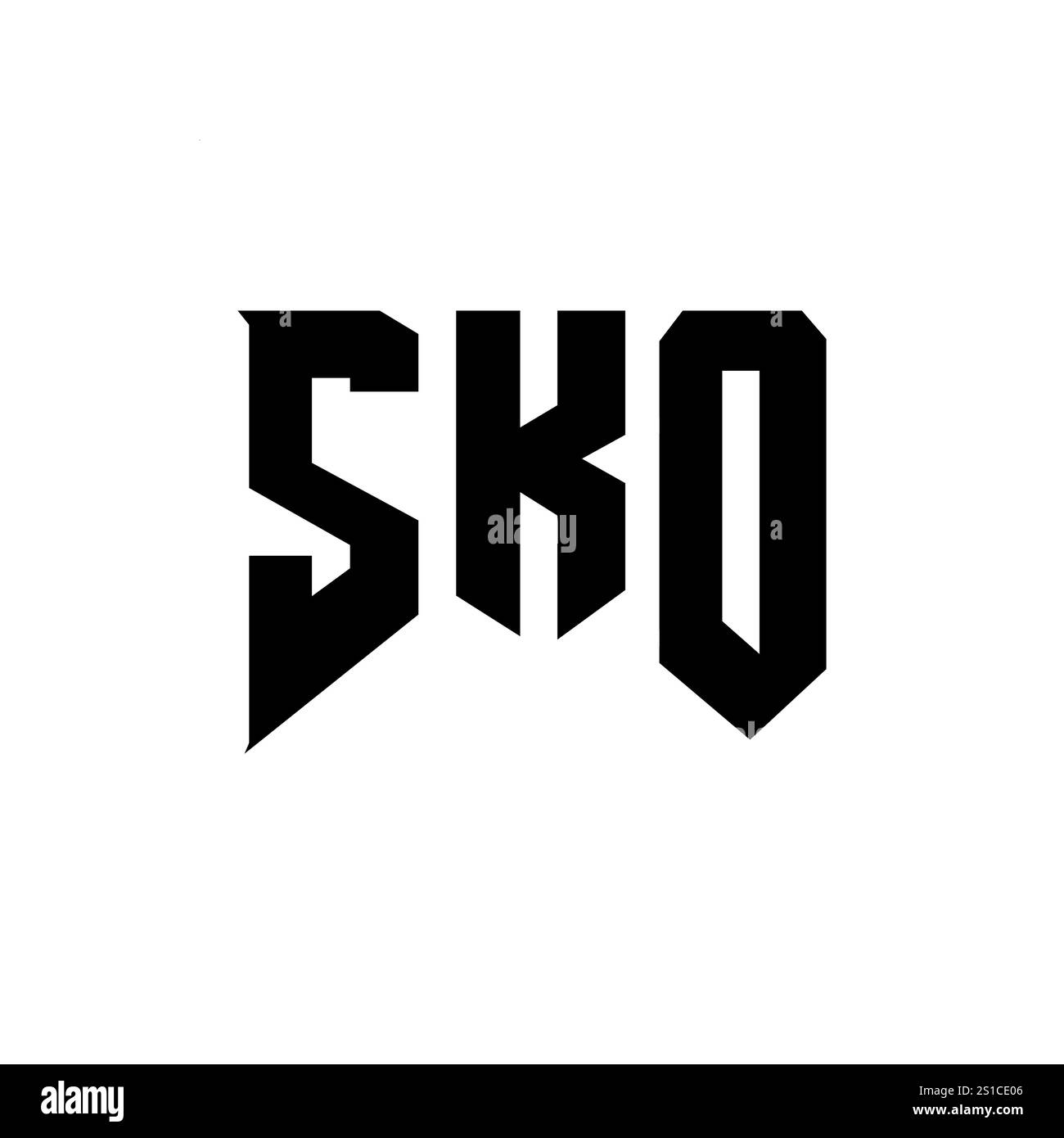 Logo sko Banque d'images vectorielles - Alamy