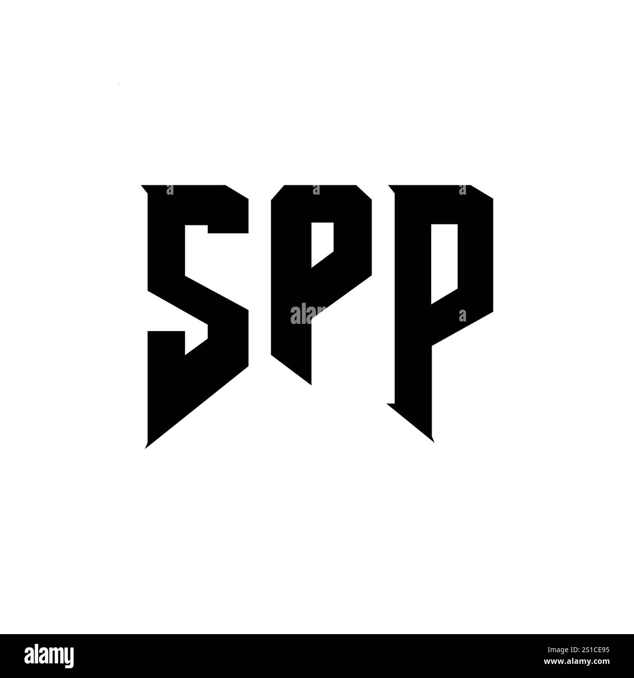 Logo spp Banque d'images noir et blanc - Alamy