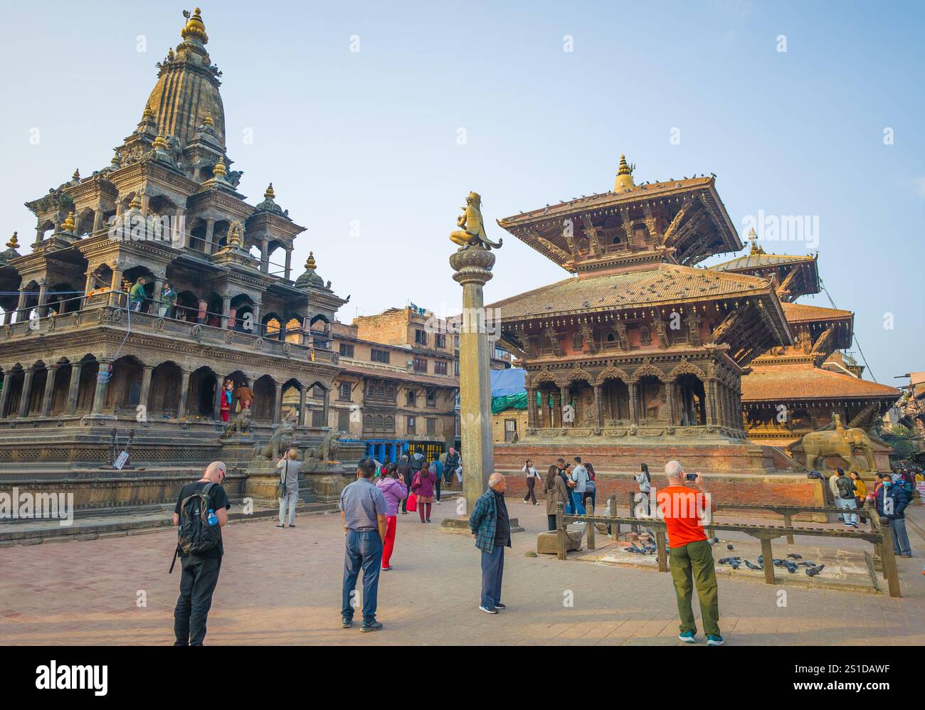 Katmandou, Népal - la capitale touristique du Népal dans la région de l ...