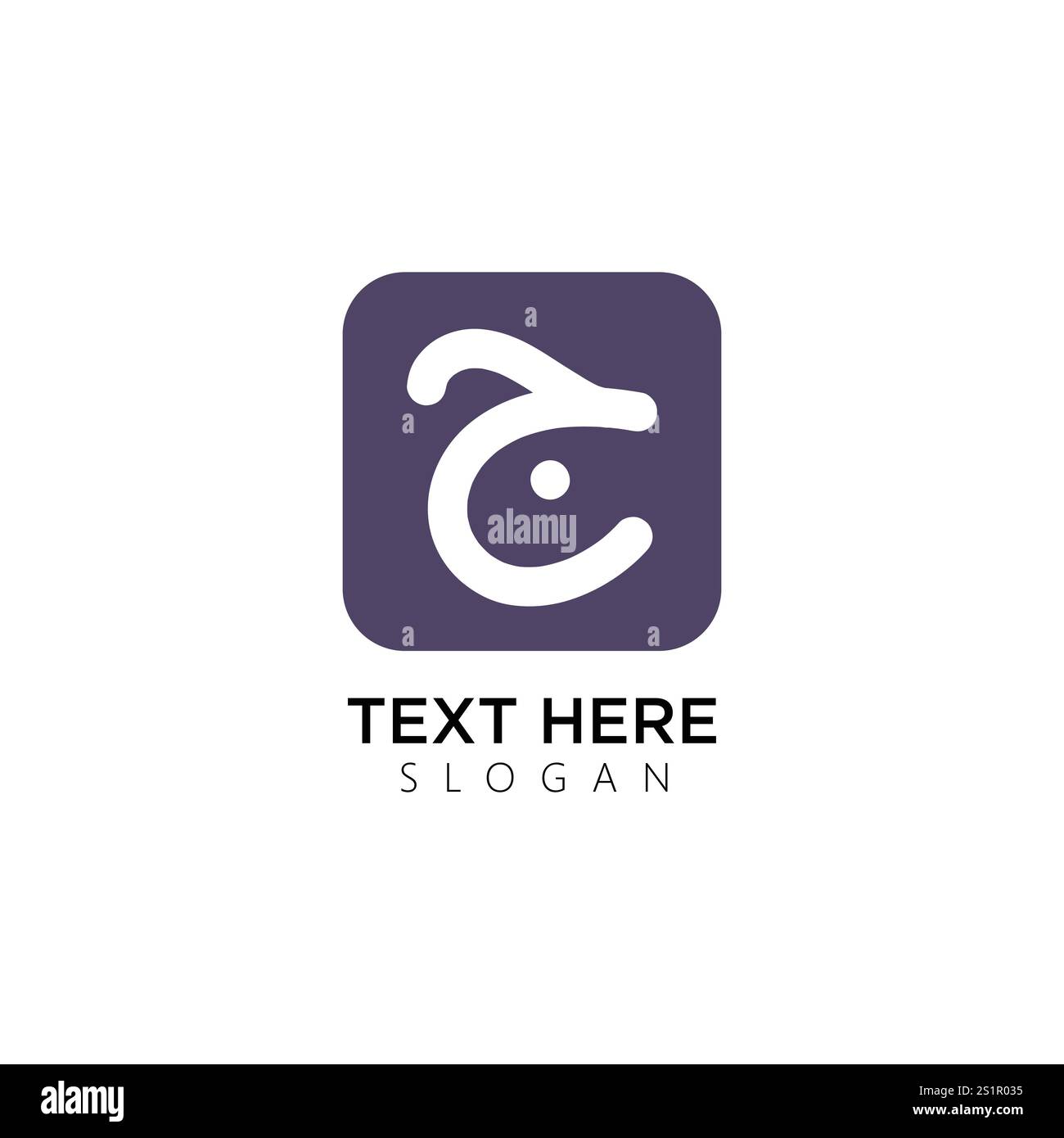 Logo de lettre arabe, logo de l'alphabet arabe, logo de calligraphie ...