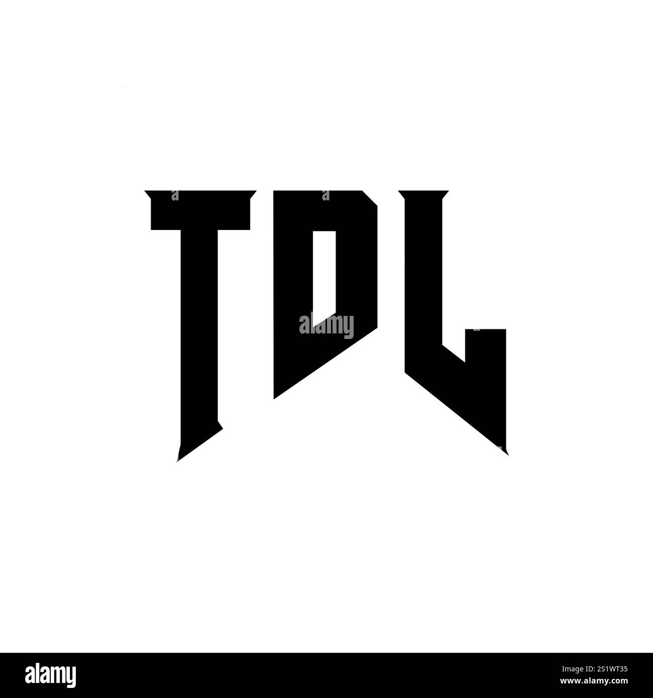 Logo tdl Banque d'images vectorielles - Alamy