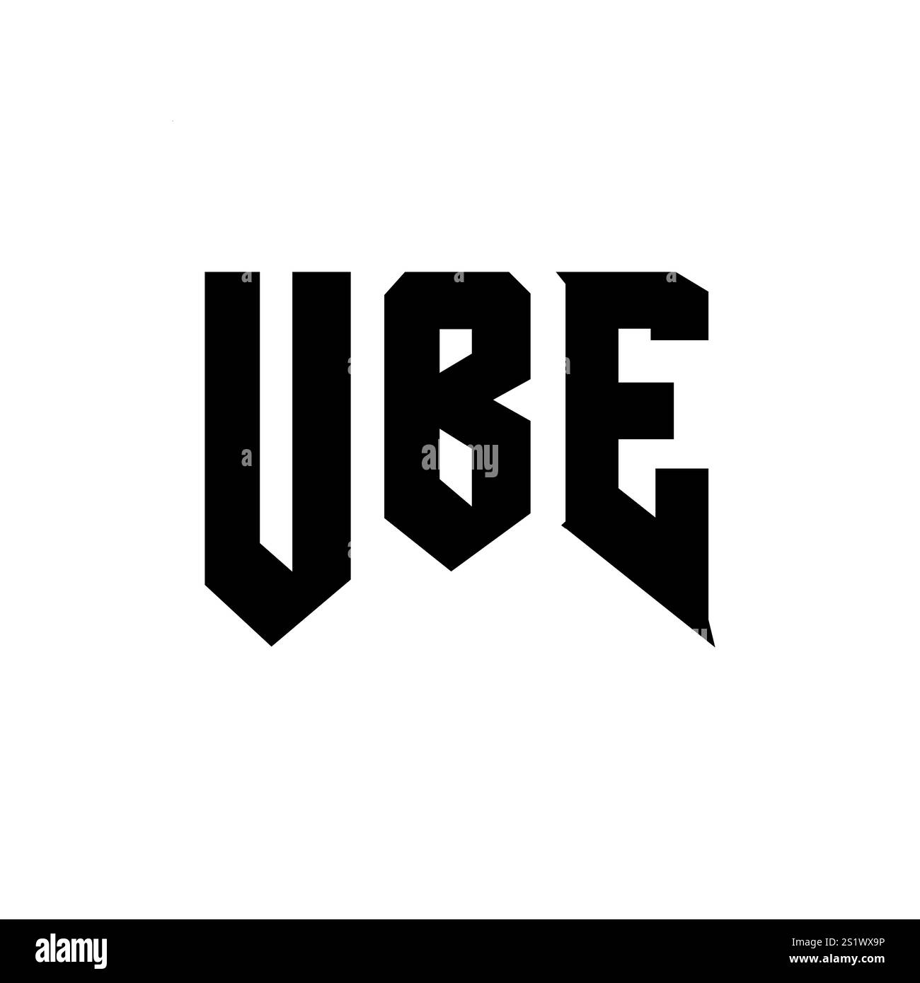 Conception de logo de lettre UBE pour la société de technologie ...