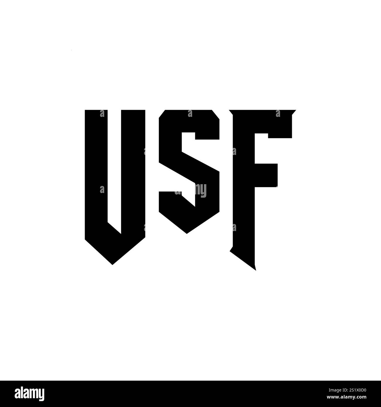 Logo de technologie usf Banque de photographies et d’images à haute ...
