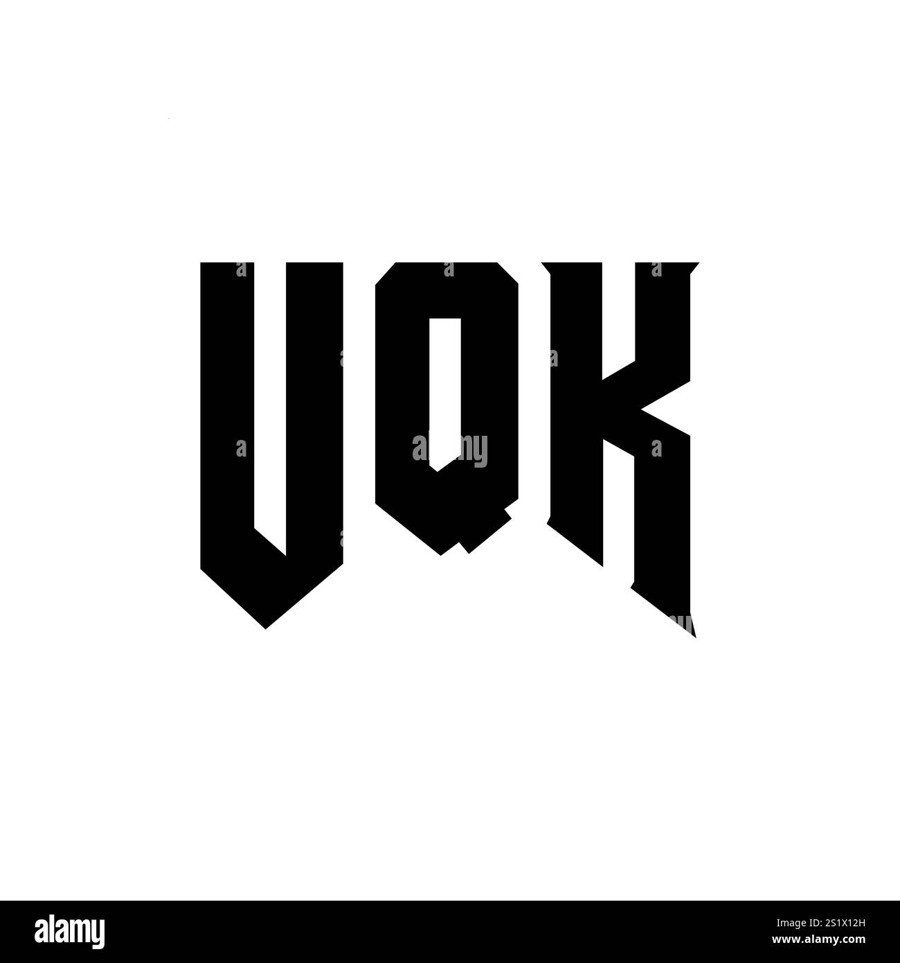 Logo uqk Banque d'images vectorielles - Alamy