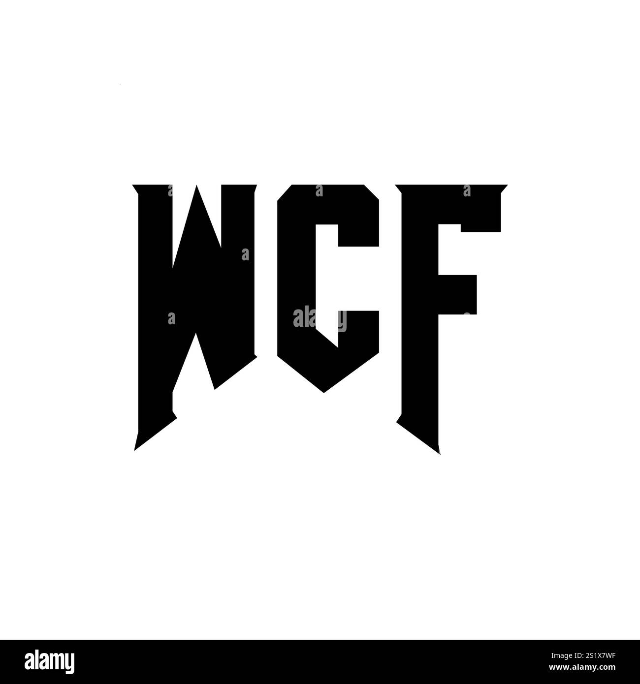 Logo wcf Banque d'images noir et blanc - Alamy