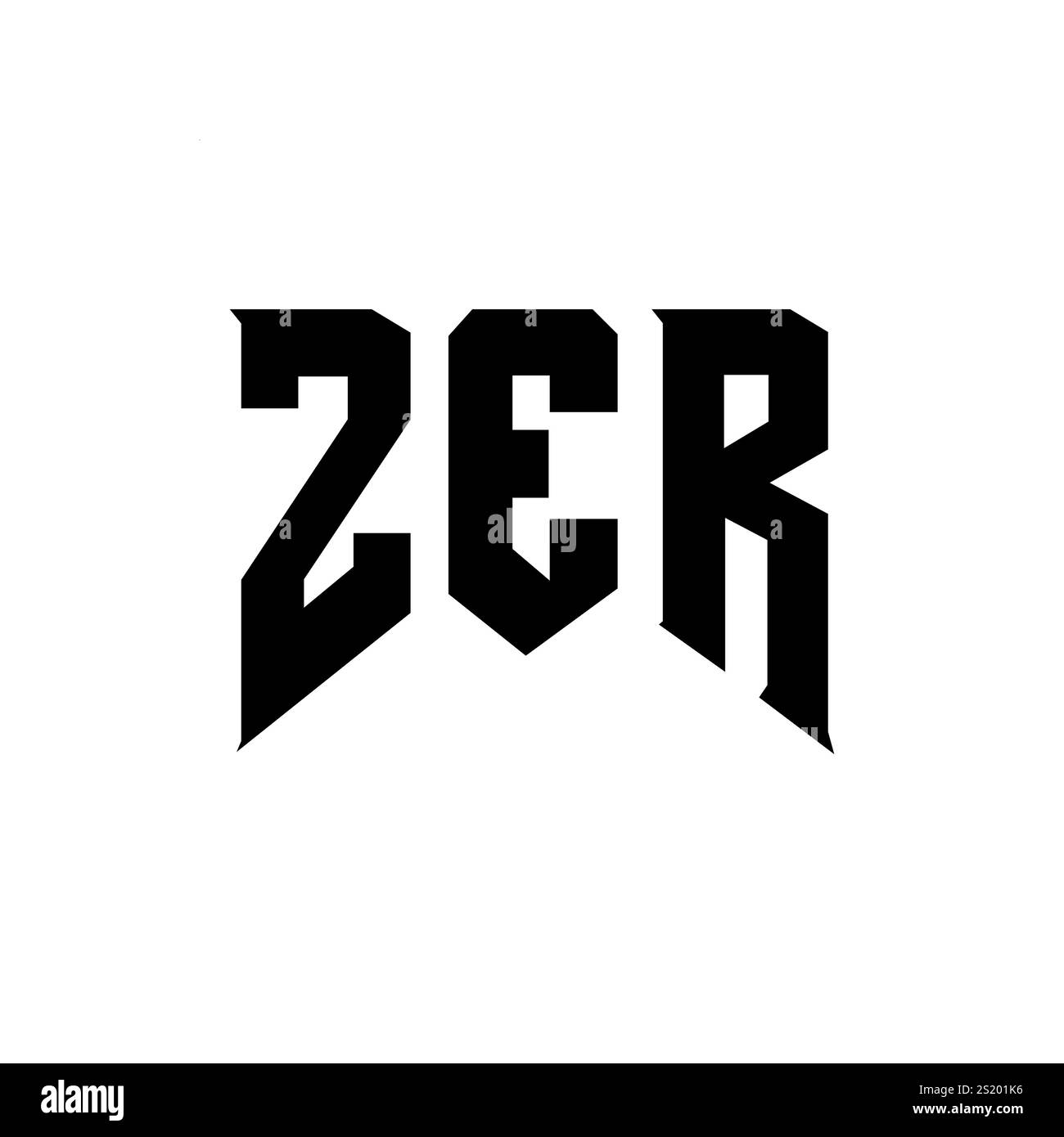 Logo de la technologie zer Banque de photographies et d’images à haute ...