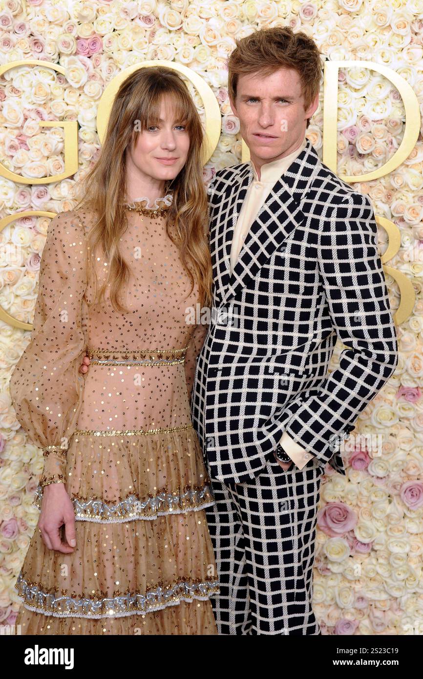 Eddie Redmayne mit Ehefrau Hannah Bagshawe BEI der Verleihung der 82 ...