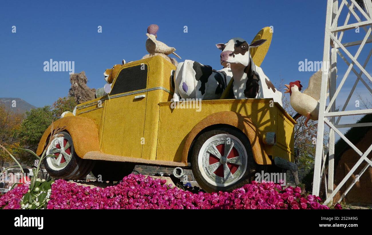 Pasadena, Californie, USA 3 janvier 2025 à 2025 Float au Floatfest Rose ...