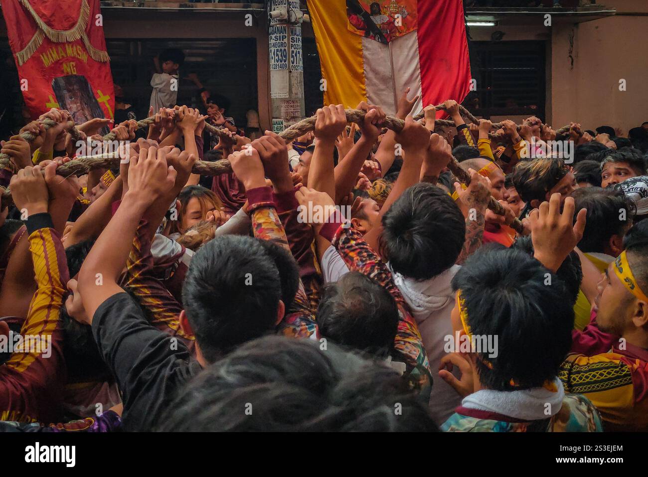 Manille, région de la nouvelle capitale, Philippines. 9 janvier 2025 ...