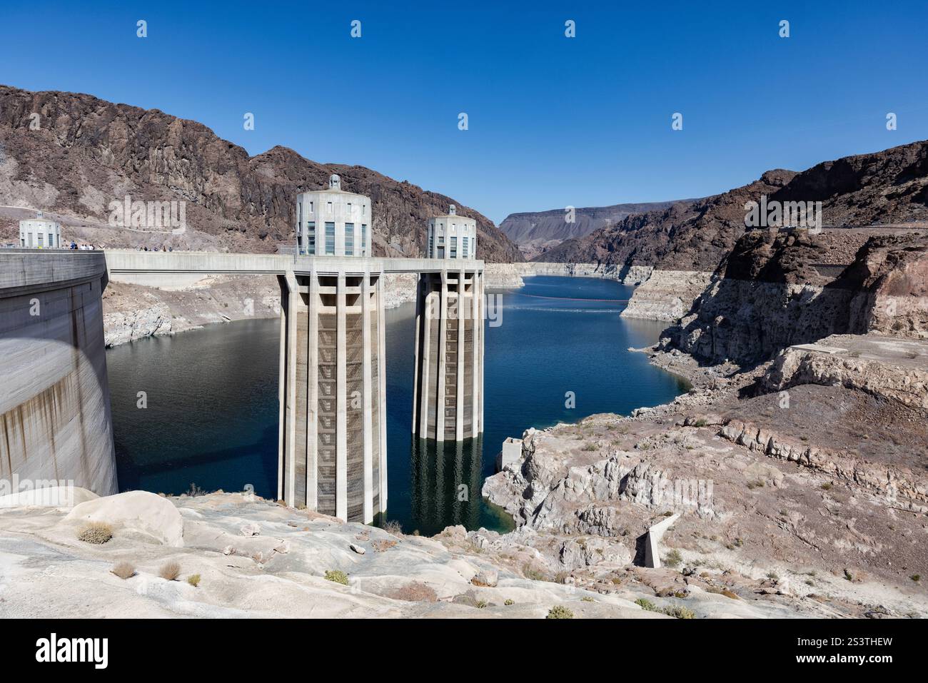 Hoover Dam une centrale hydroélectrique de place historique américaine ...