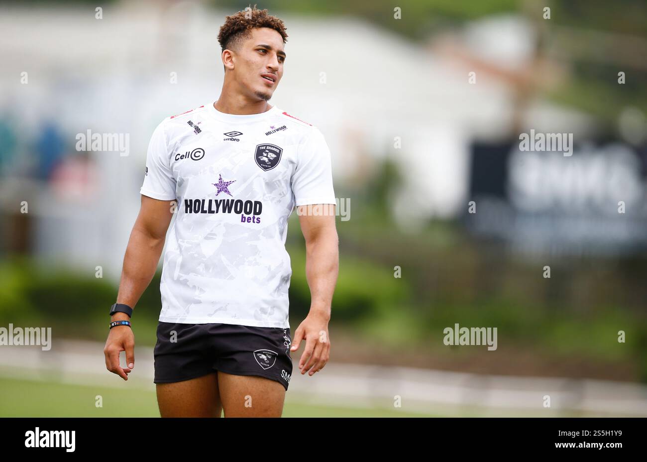 Jordan Hendrikse des Hollywoodbets Sharks lors de la Hollywoodbets ...