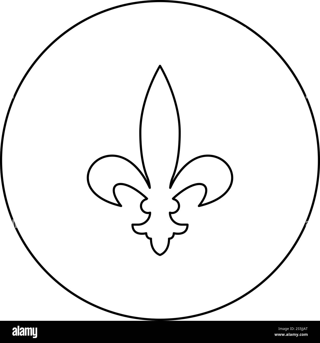 Symbole héraldique Heraldry liliya symbole Fleur-de-lis icône de style ...
