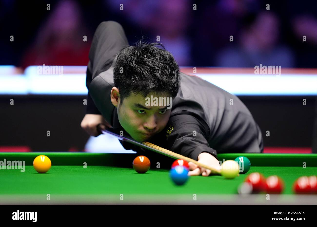 Jiahui si lors de son dernier match contre Mark Allen lors de la ...