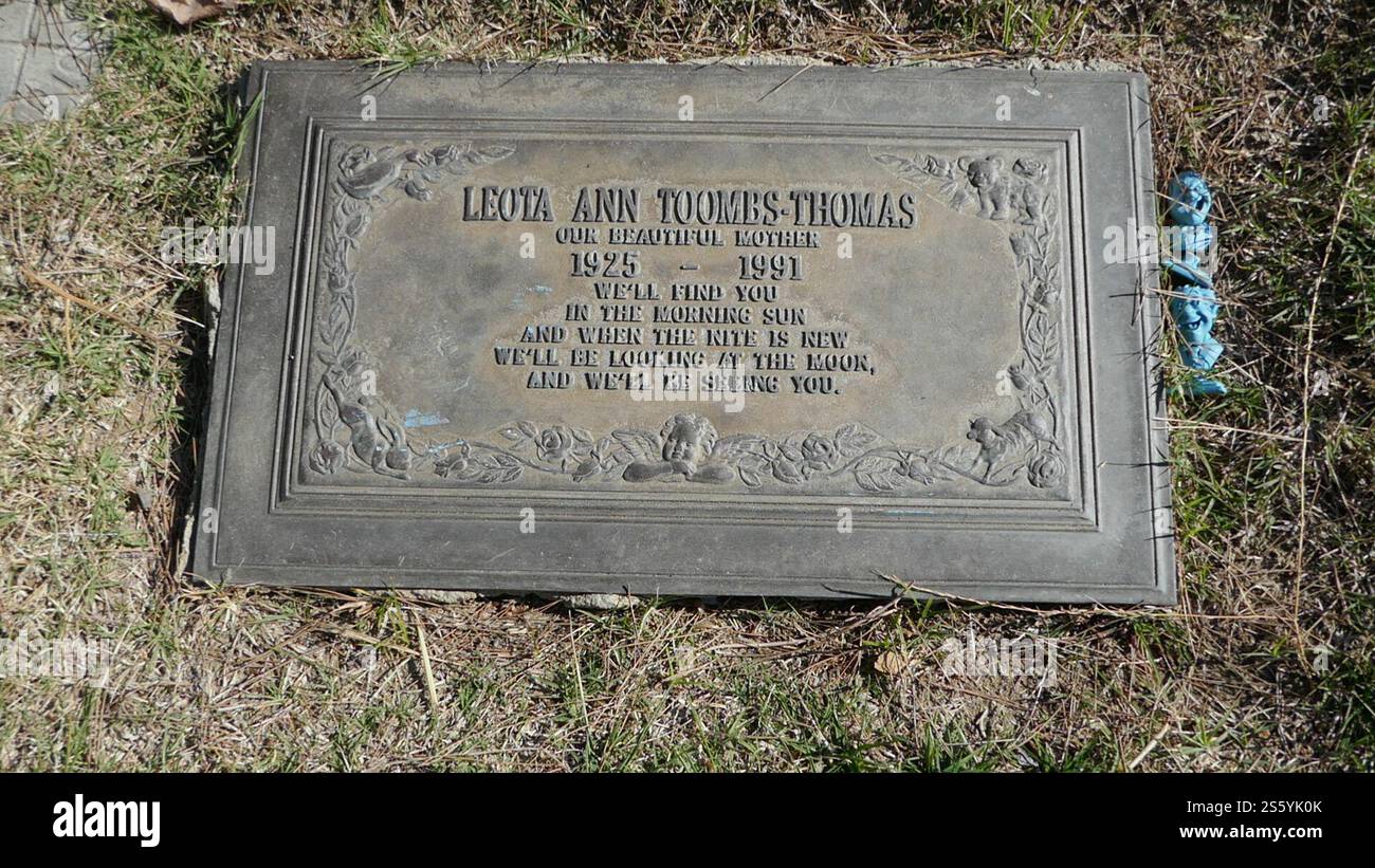 Glendale, Californie, USA 13 janvier 2025 Leota Ann Wharton Toombs ...