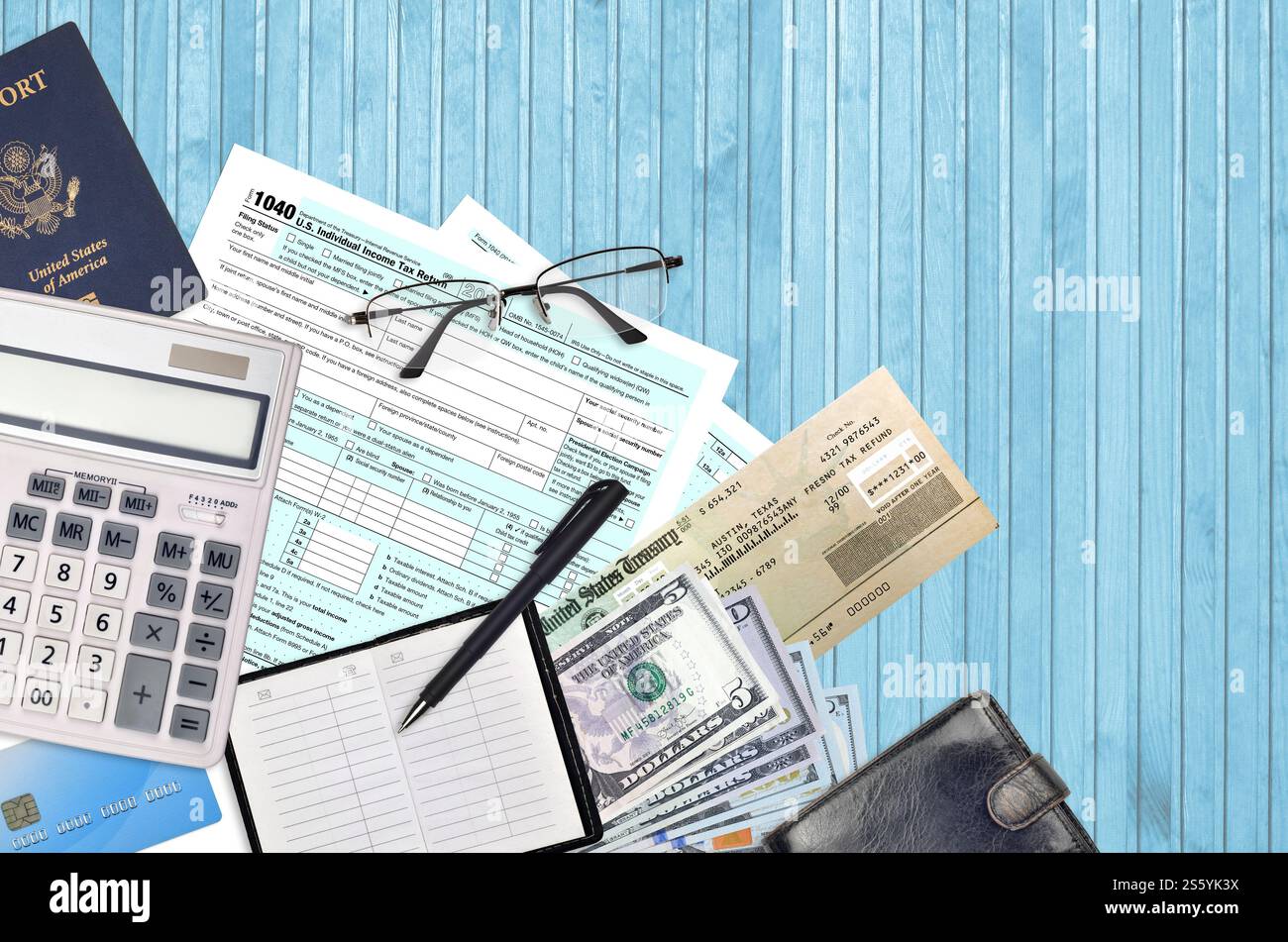 IRS formulaire 1040 U.S. déclaration d'impôt sur le revenu individuelle ...