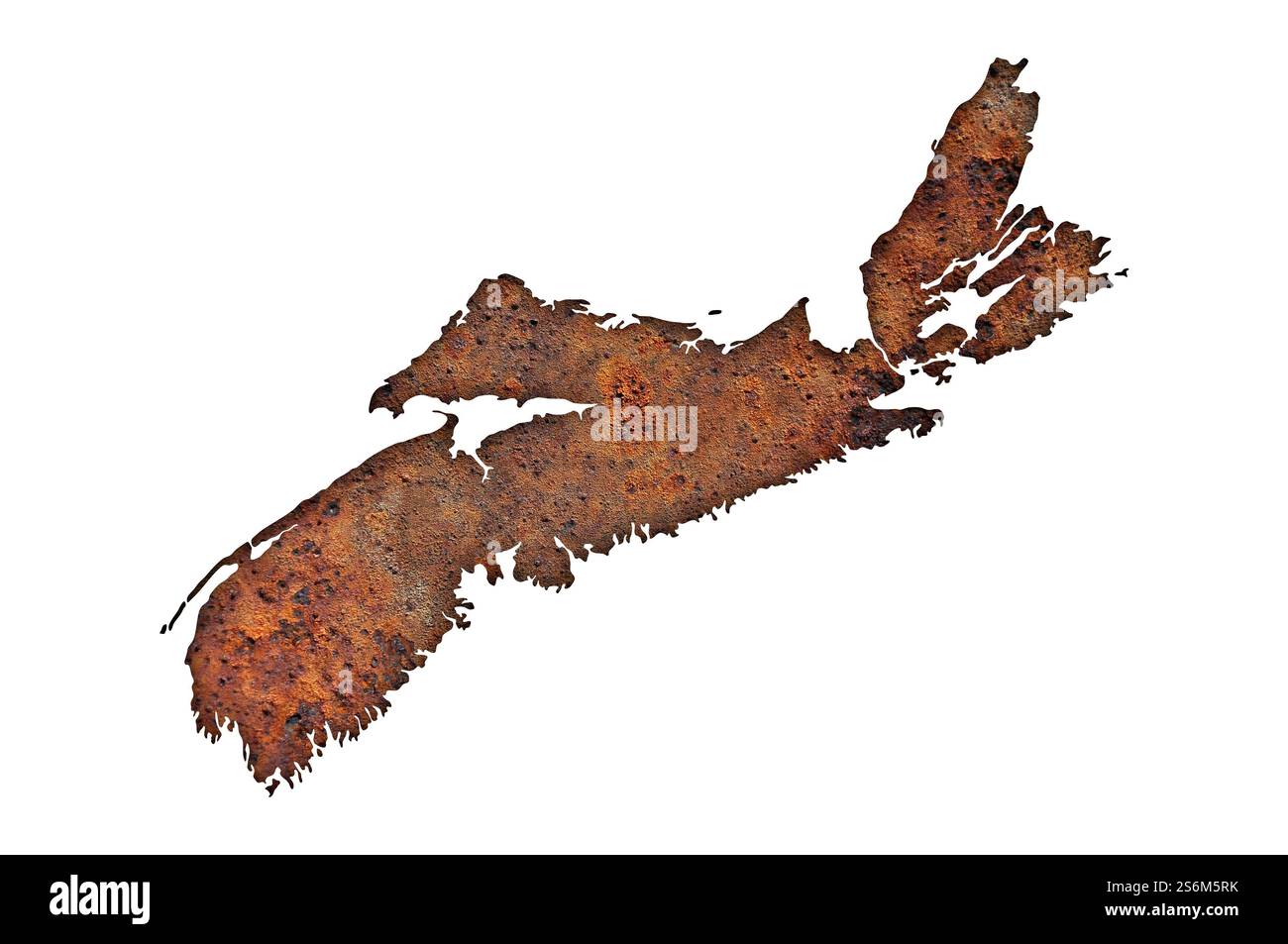 Nova scotia province map Banque d'images détourées - Alamy