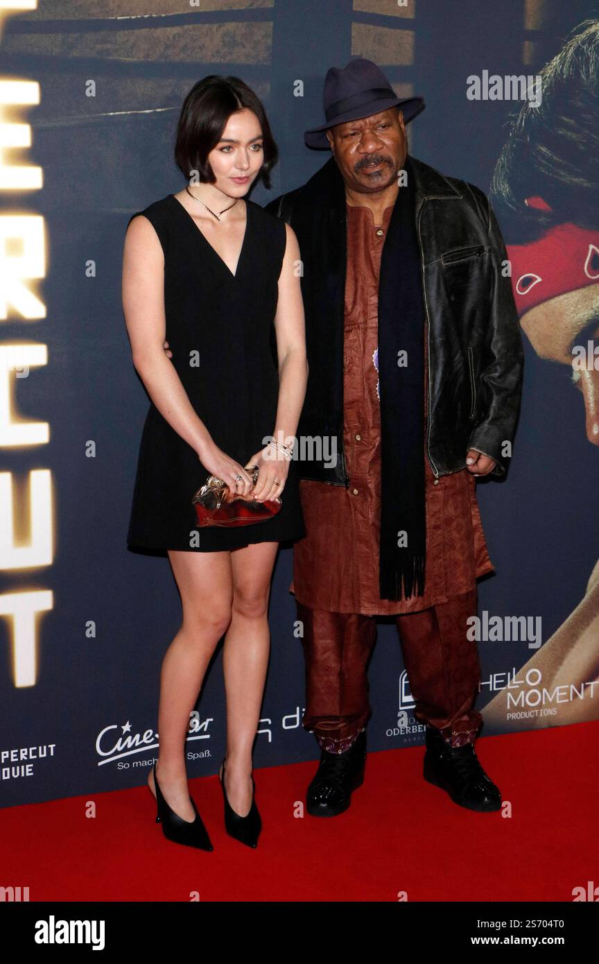 Luise Großmann und Ving Rhames BEI der Premiere des Kinofilms Uppercut ...