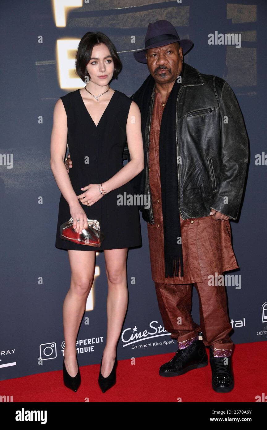Luise Großmann und Ving Rhames BEI der Premiere des Kinofilms Uppercut ...