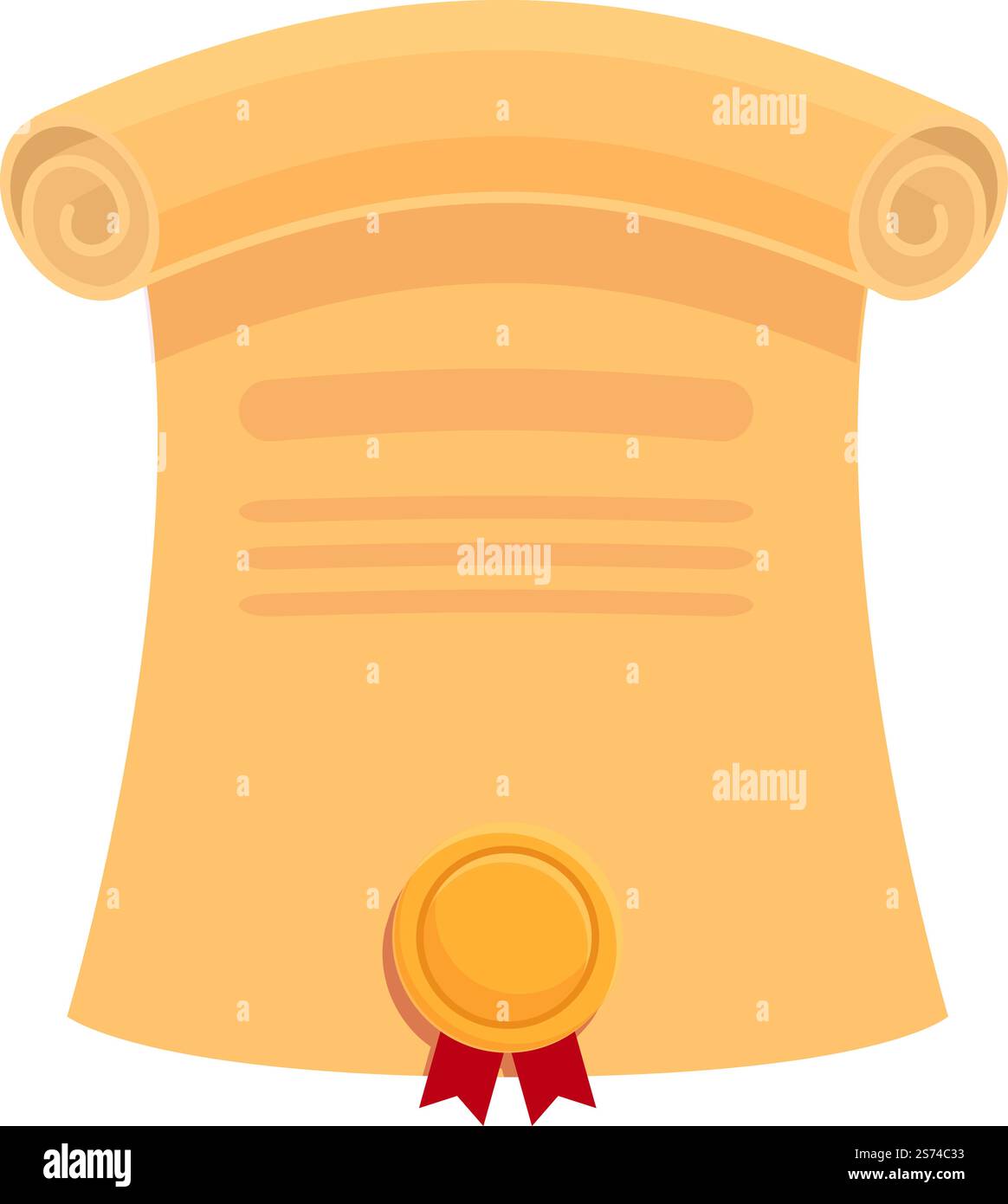 Award certificate completion Banque de photographies et d’images à ...