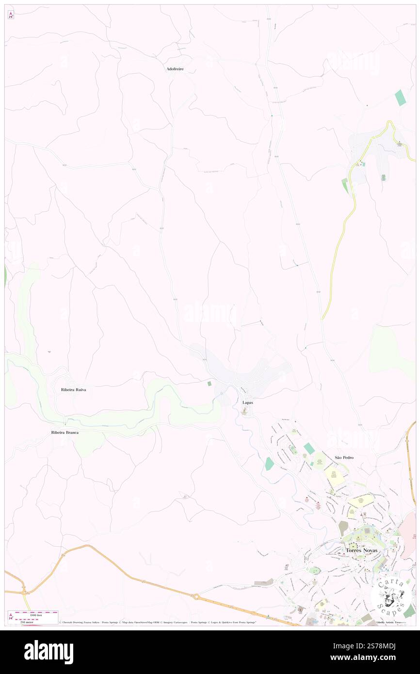 Carte de torres novas Banque d'images détourées - Alamy