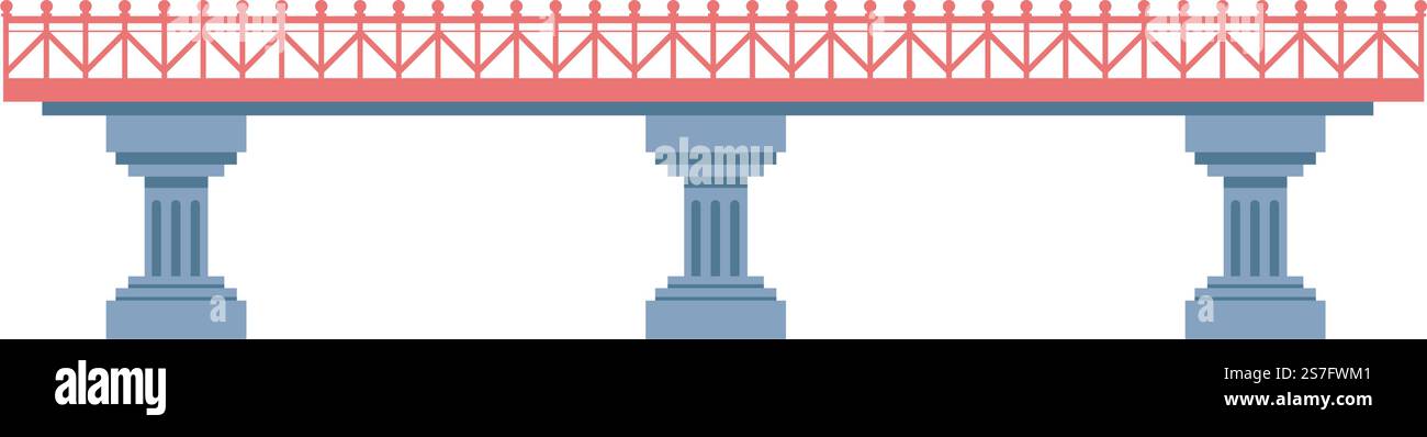 Pont construction architecturale de la ville, de l'infrastructure et de ...