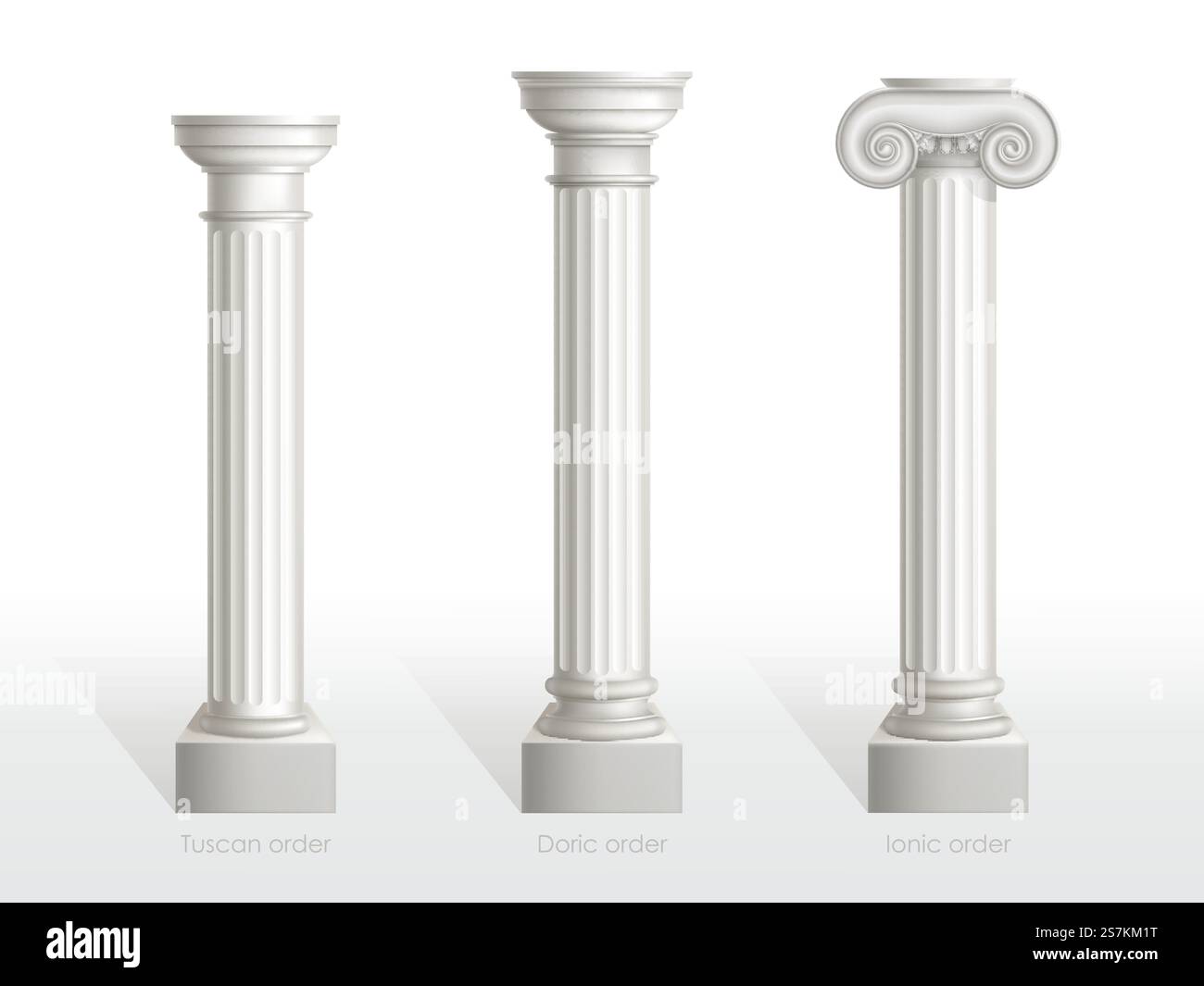 Colonnes toscanes romaines Banque de photographies et d’images à haute ...