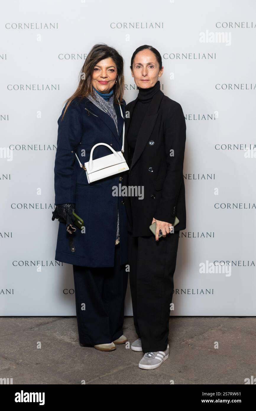 Invités Milan Fashion week - hommes F/W 2025-26 Corneliani présentation ...