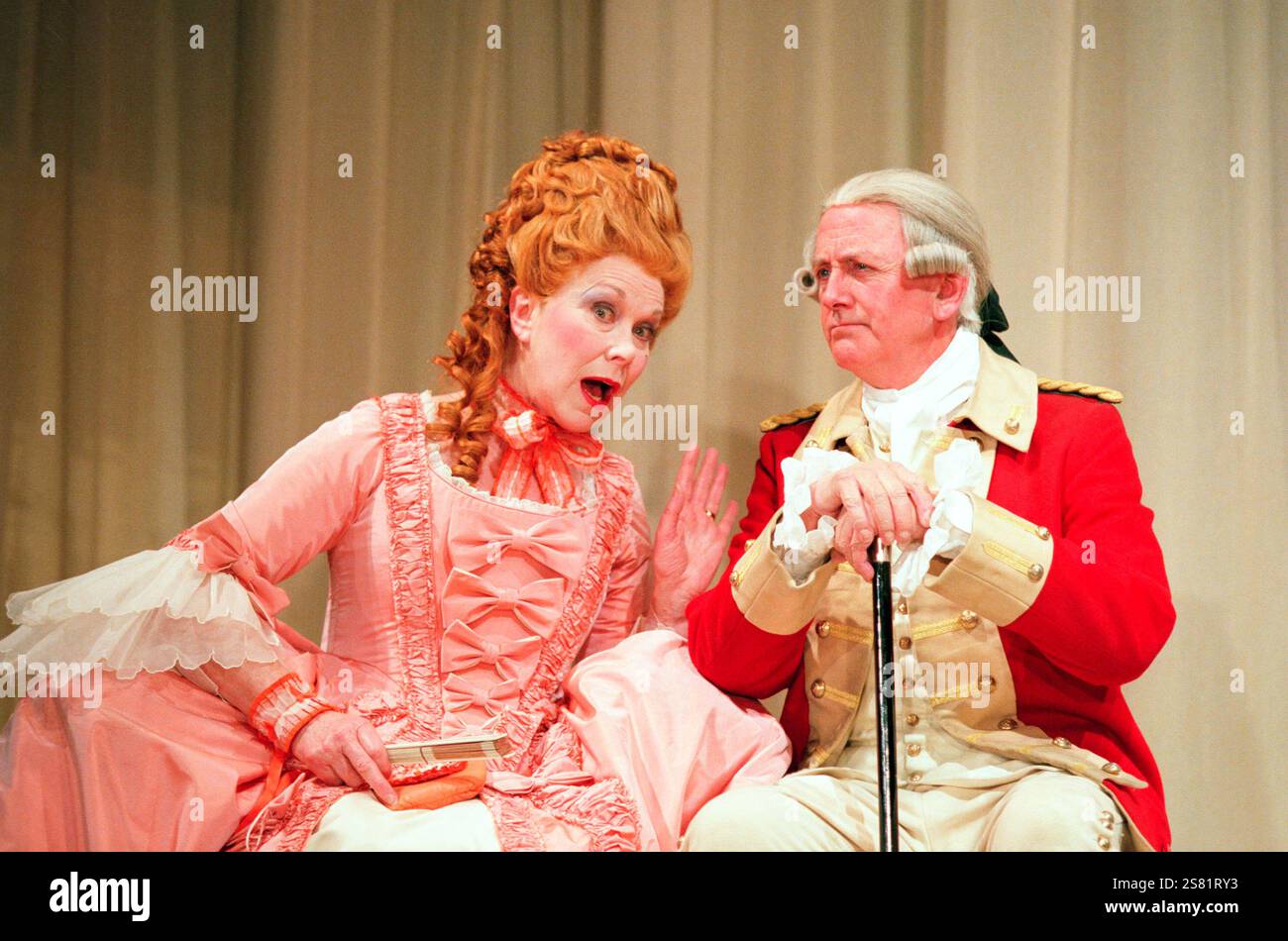 Wendy Craig (Mrs Malaprop), Benjamin Whitrow (Sir Anthony Absolute ...