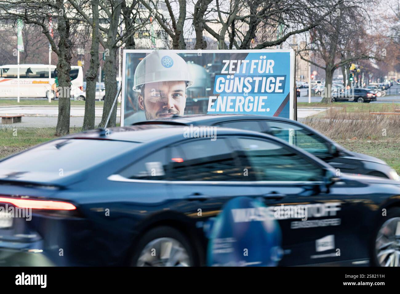 20.01.2025,Berlin,Wahlplakat der AFD zur Wahl des Deutschen Bundestag ...