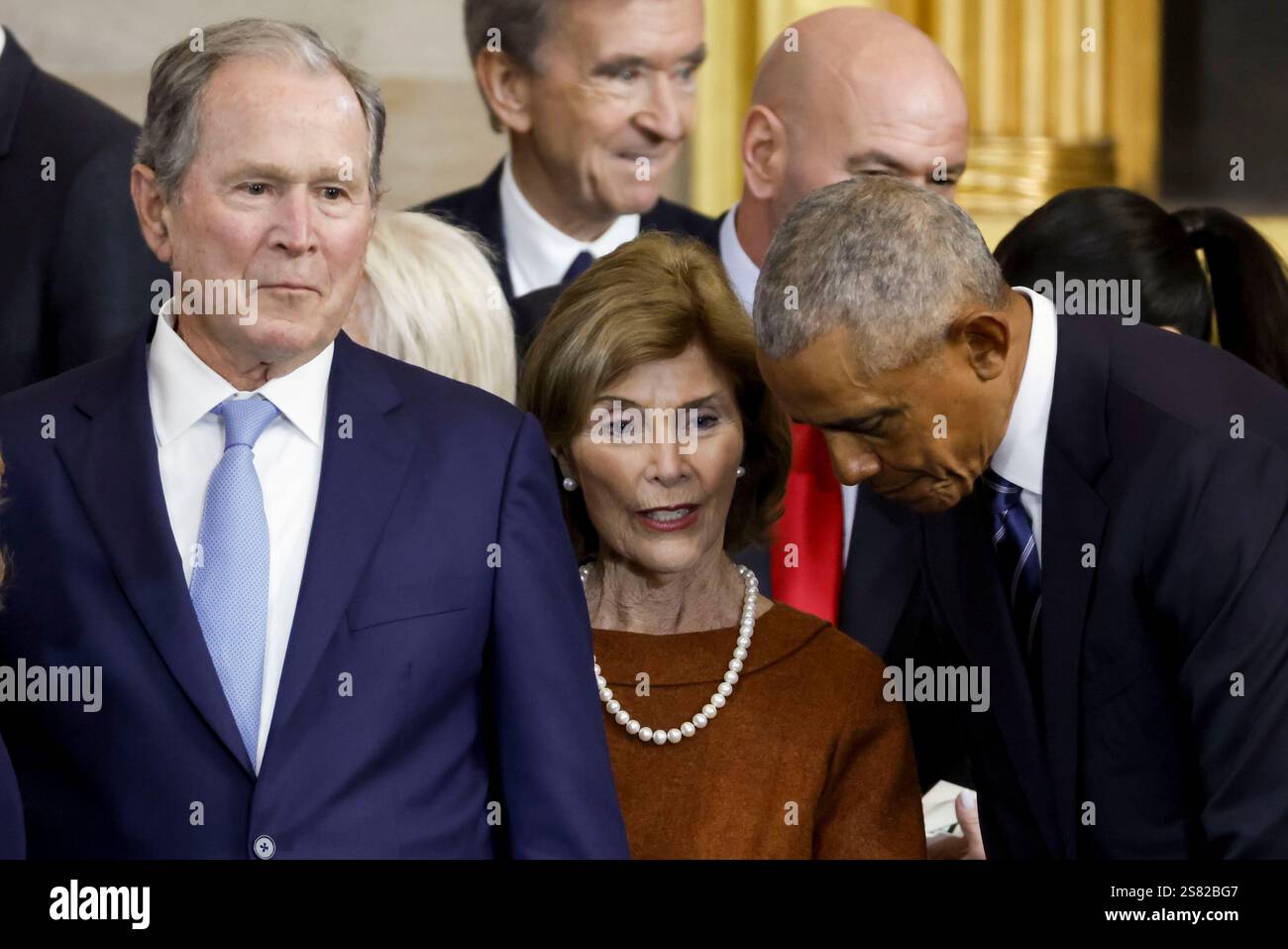 Washington, États-Unis. 20 janvier 2025. (G-d) L'ancien président ...