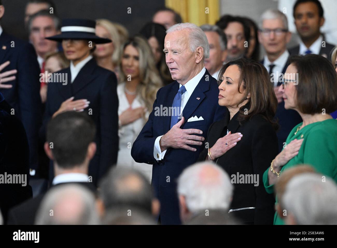 Washington, États-Unis. 20 janvier 2025. L'ancien président américain ...