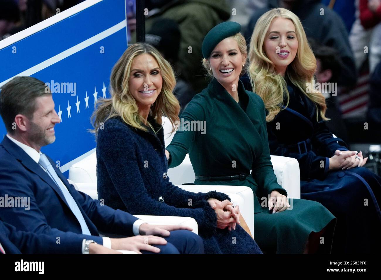 Eric Trump, Laura Trump, Ivanka Trump and Tiffany Trump, attend an ...