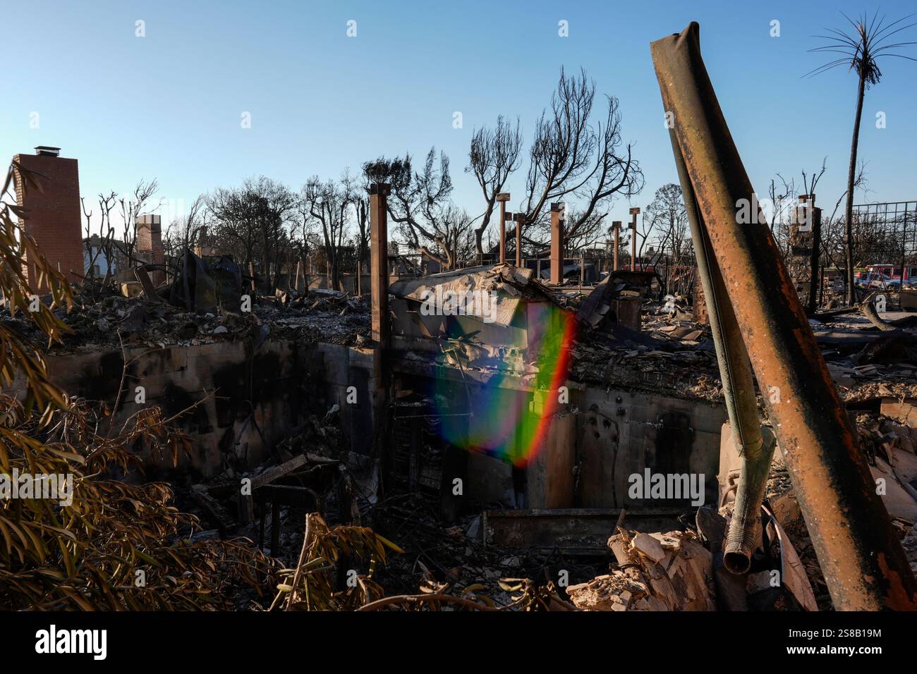 The remains of Chef Daniel Shemtob and his wife Elyse's home that was ...