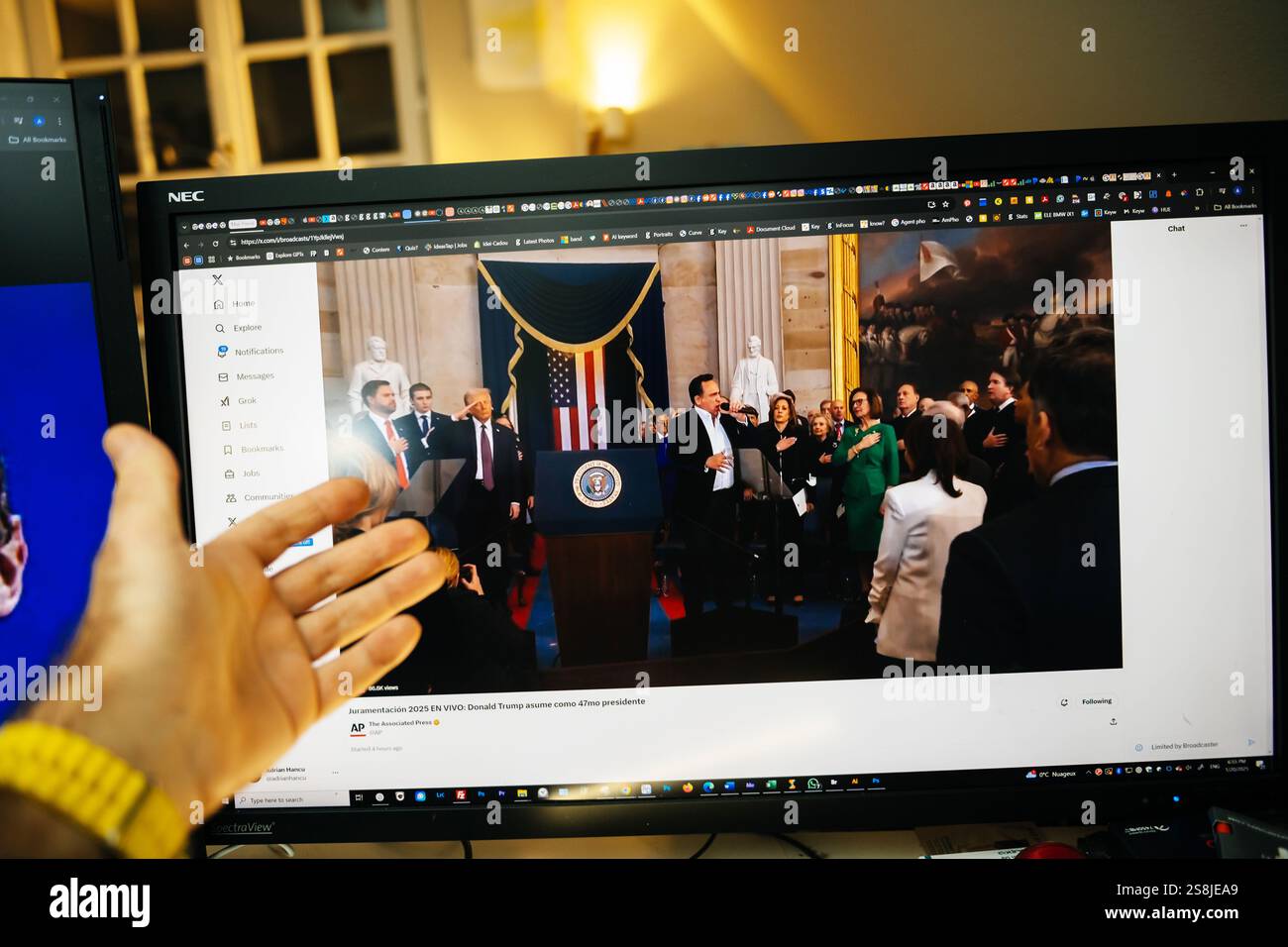 Paris, France - 20 janvier 2025 : le chanteur d'opéra Christopher ...