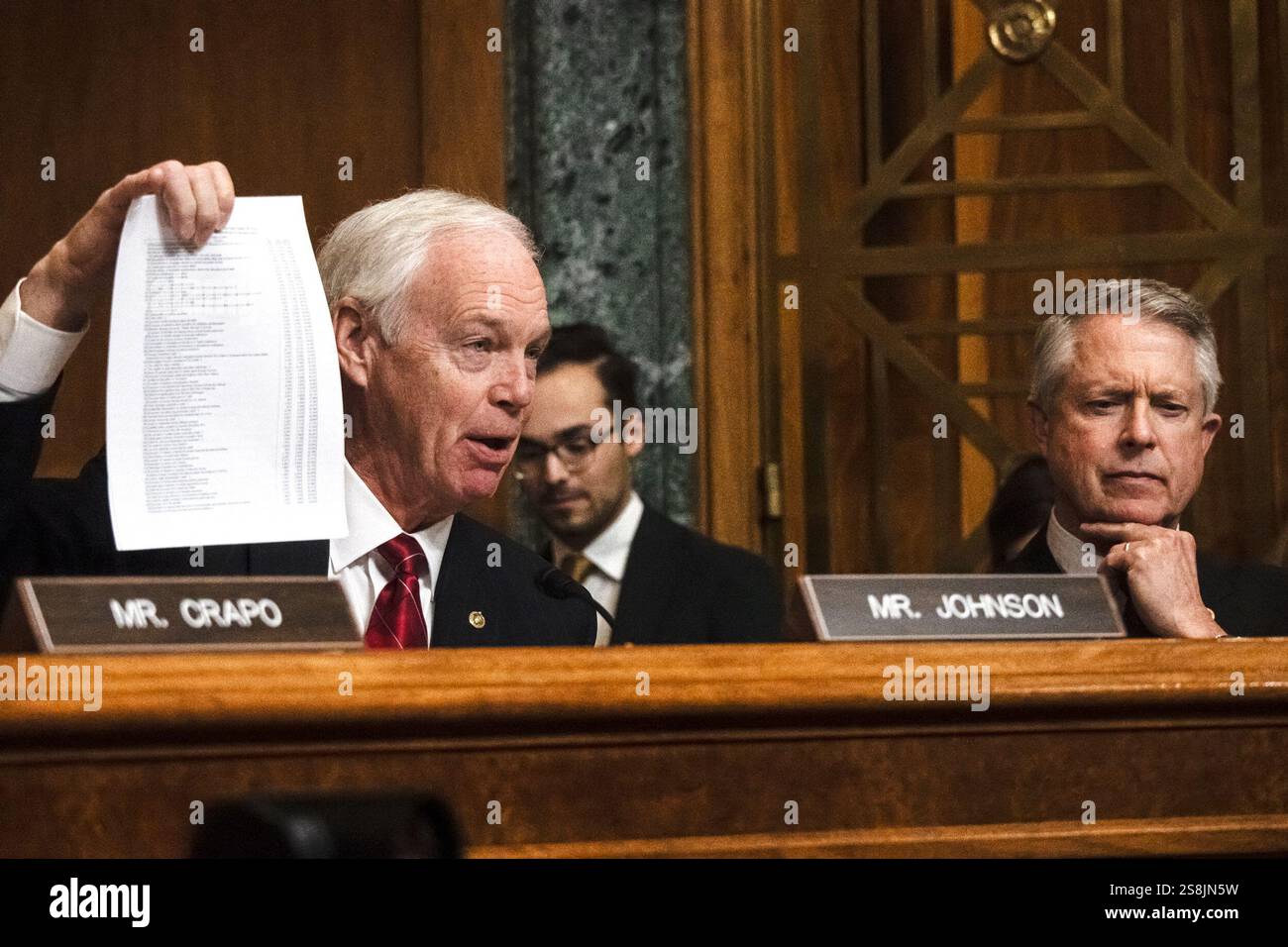 Washington DC, New York, États-Unis. 22 janvier 2025. Le sénateur Ron ...