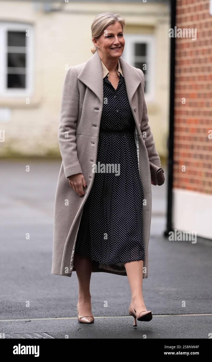 La duchesse d'Édimbourg, colonel en chef du Royal corps of Army Music ...