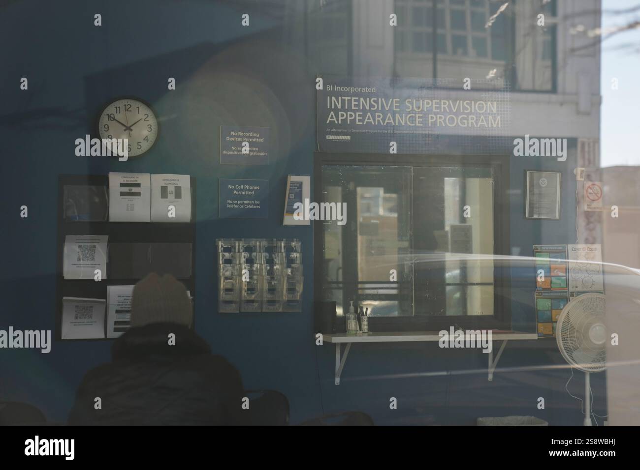 Signage is displayed at a Bi Incorporated Intensive Supervision ...