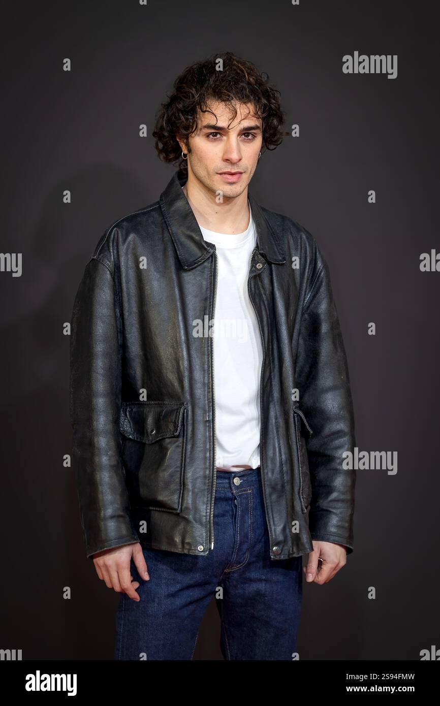 Rome, Italie - 17 janvier 2025 : L'acteur italien Damiano Gavino lors ...