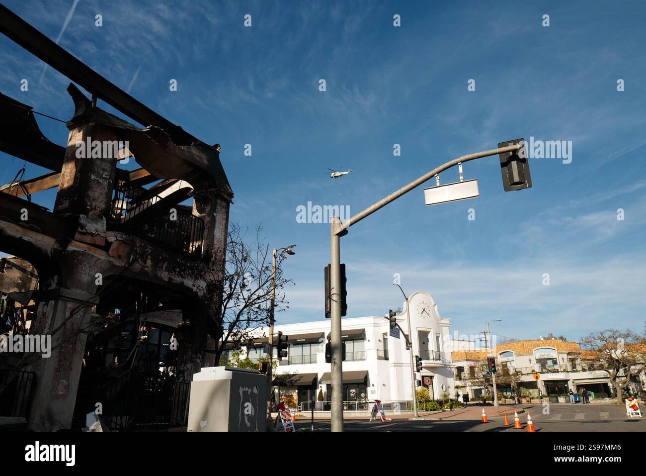 24 janvier 2025, Pacific Palisades, Californie, États-Unis : le ...
