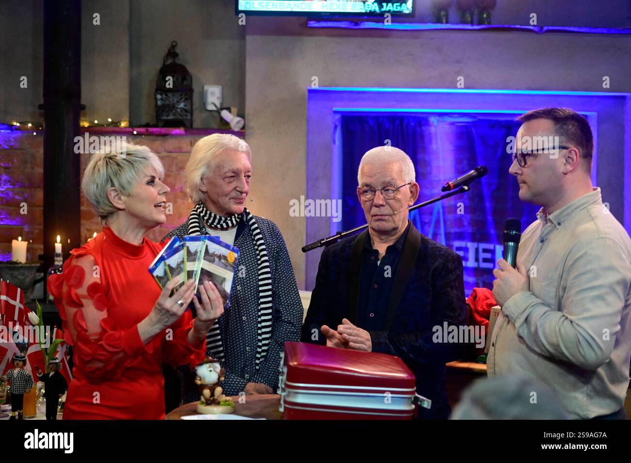 Linda Feller, Rainer König, Jes Holtso und Danilo Mielniczek BEI der ...