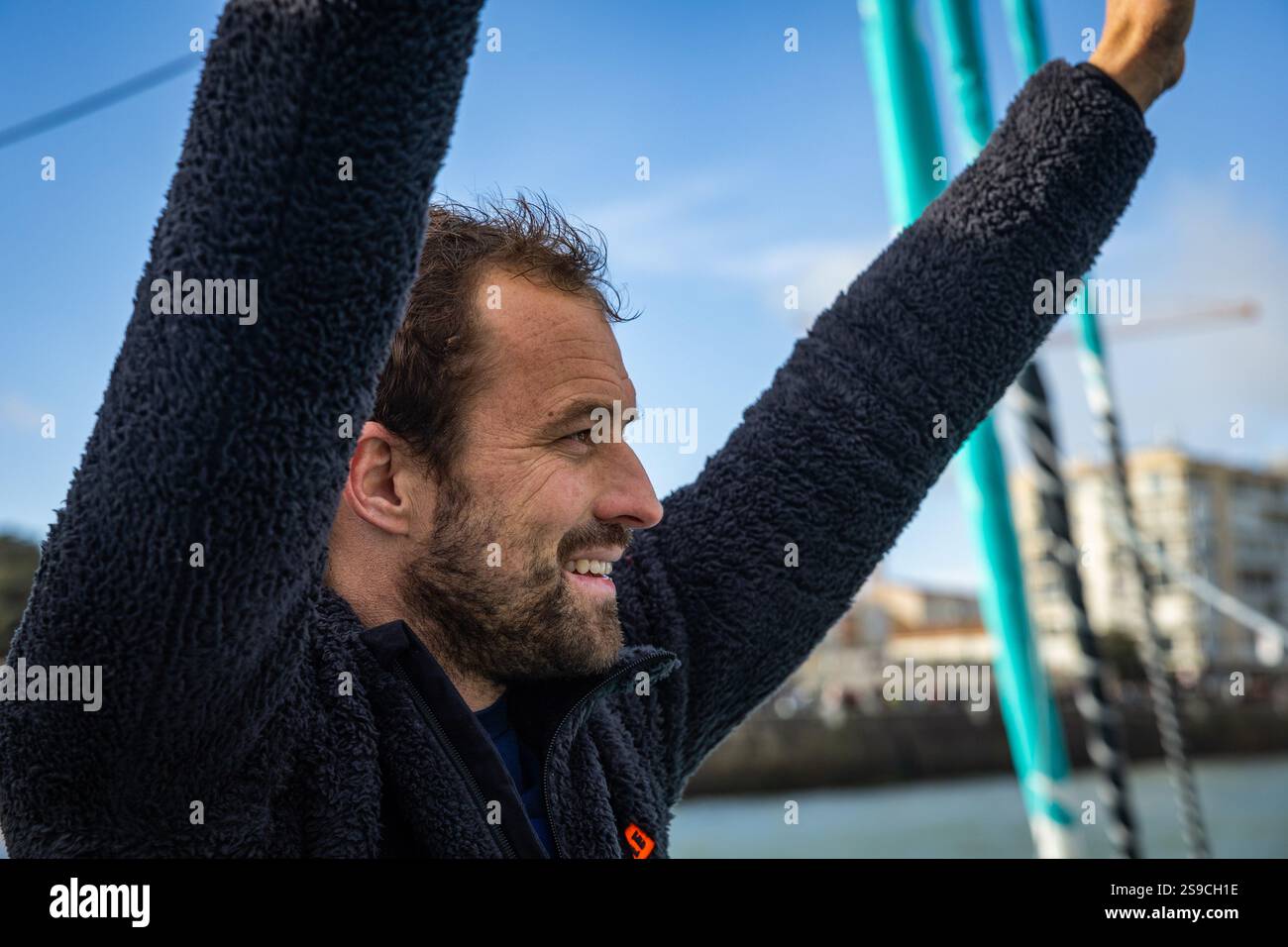 GOODCHILD Sam (gbr), vulnérable, finissant le Vendée Globe 2024-2025 en ...