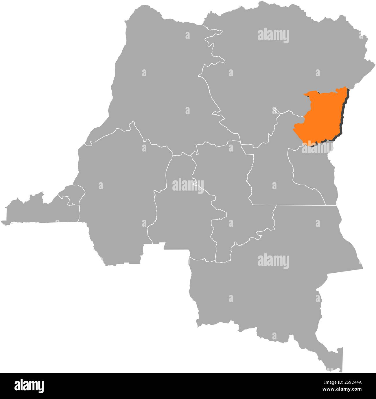 Carte du congo rdc Banque de photographies et d’images à haute ...