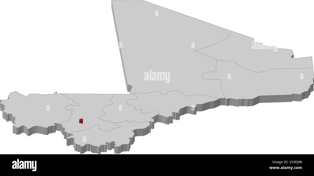 Bamako mali cartes cartographie géographie bamako mali Banque de ...