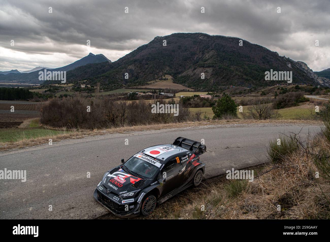 Takamoto KATSUTA(JPN),Aaron JOHNSTON(IRL) sur un TOYOTA GR Yaris Rally1 ...