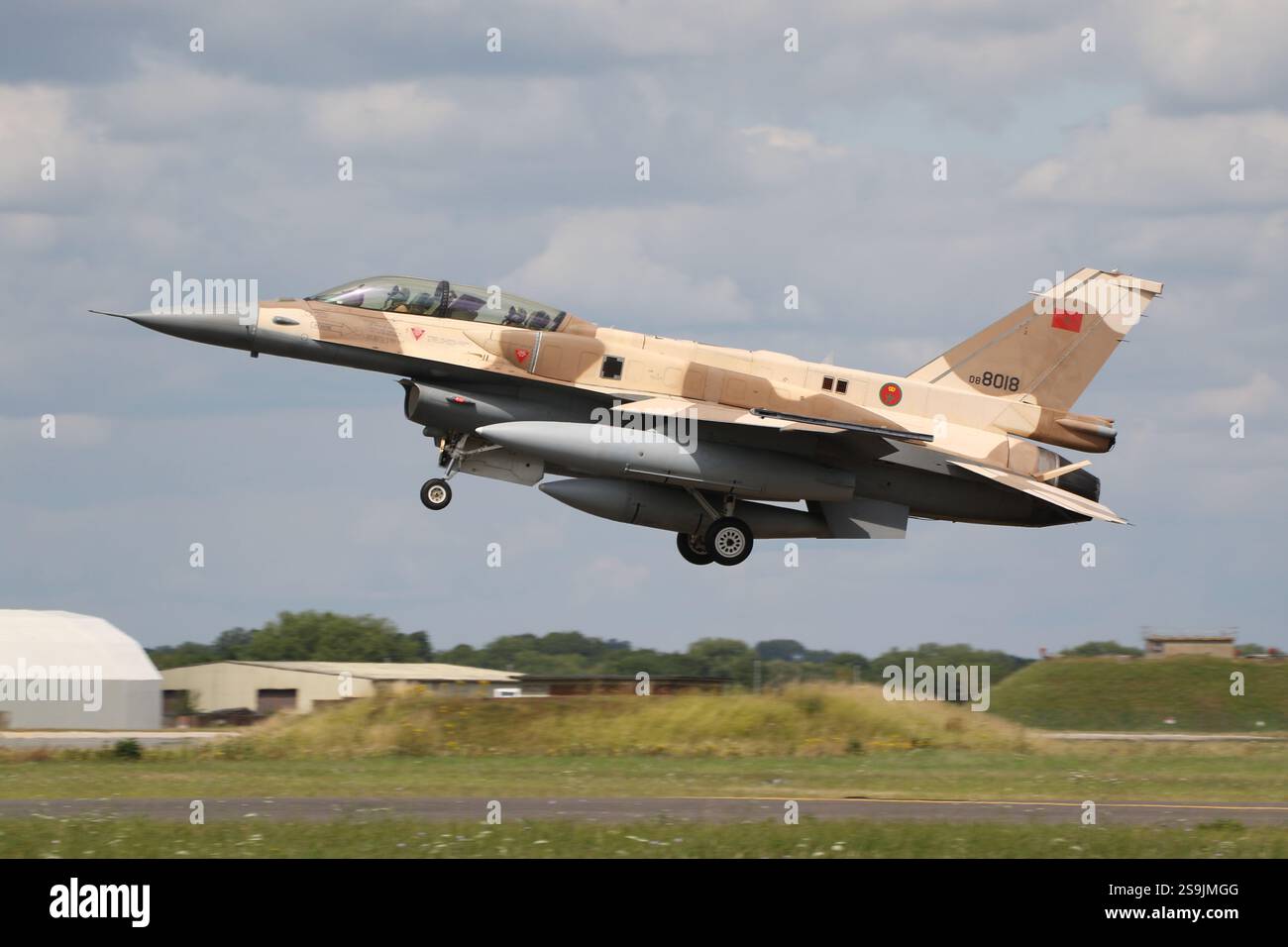 08-8018, un Lockheed Martin F-16D Fighting Falcon exploité par la Royal ...