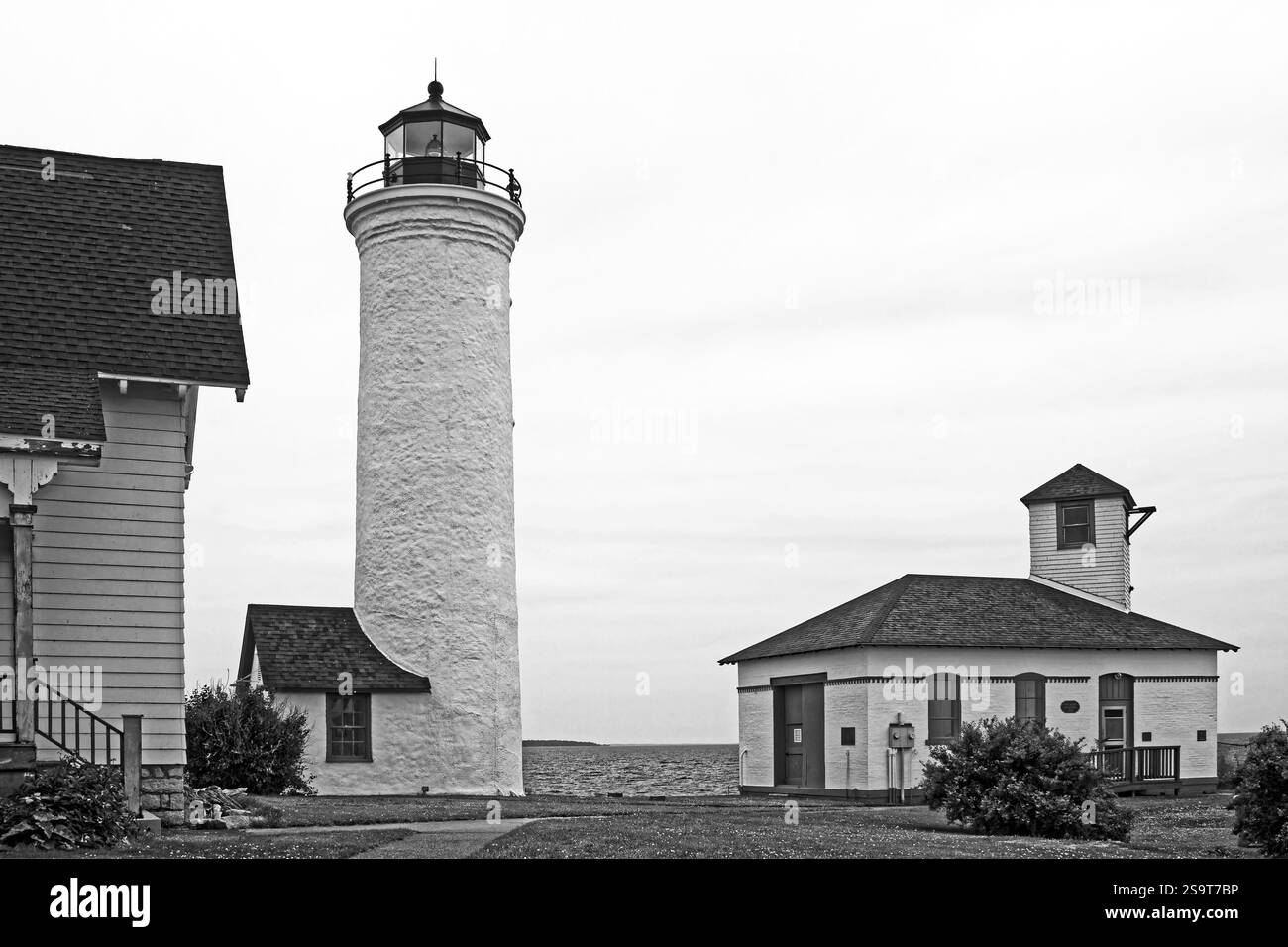 Maison des gardiens adjoints Banque d'images noir et blanc - Alamy