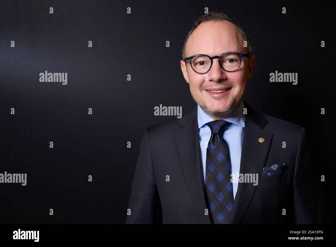 The Head of the Government of Andorra, Xavier Espot, poses for Europa ...