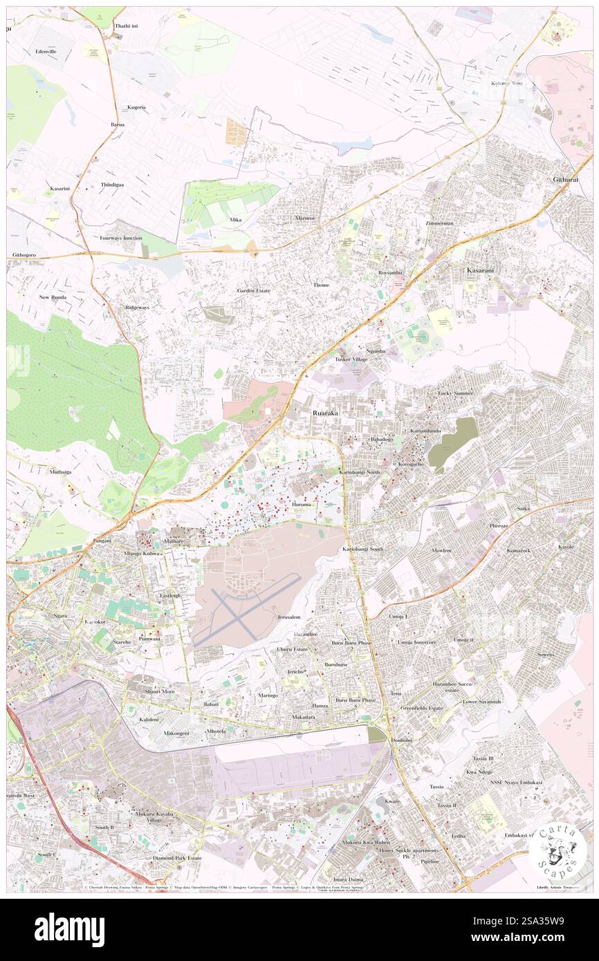 Drive Inn Primary School, KE, Kenya, Nairobi Area, S 1 14' 57'', N 36 ...